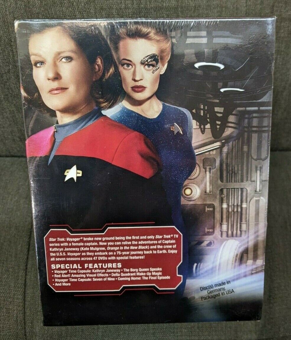 STAR TREK VOYAGER: the Complete Series - Brand New Dvd 47 Disc Set All ...