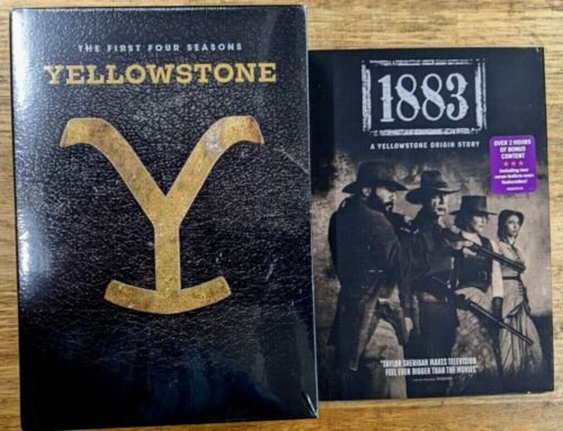 YELLOWSTONE COMPLETE SEASONS 1 2 3 4 + 1883: Origin Story - Two New Dvd ...