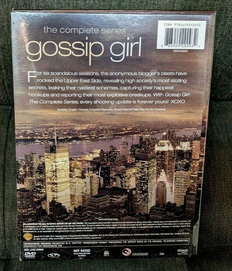 GOSSIP GIRL: the Complete Series, Brand New 29-disc Dvd Box Set ...