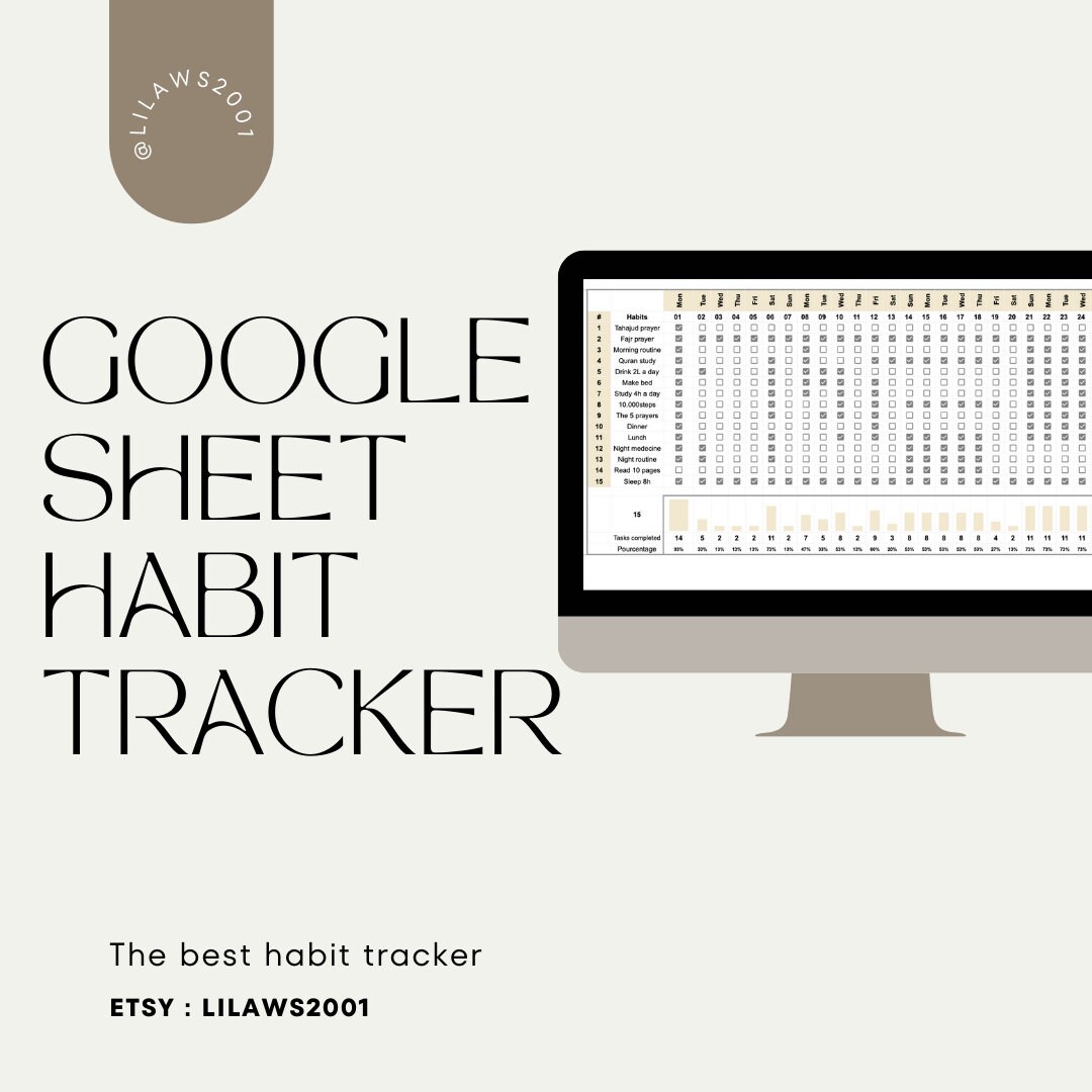 Google Sheet Clothes Tracker Muslim Tracker - Etsy