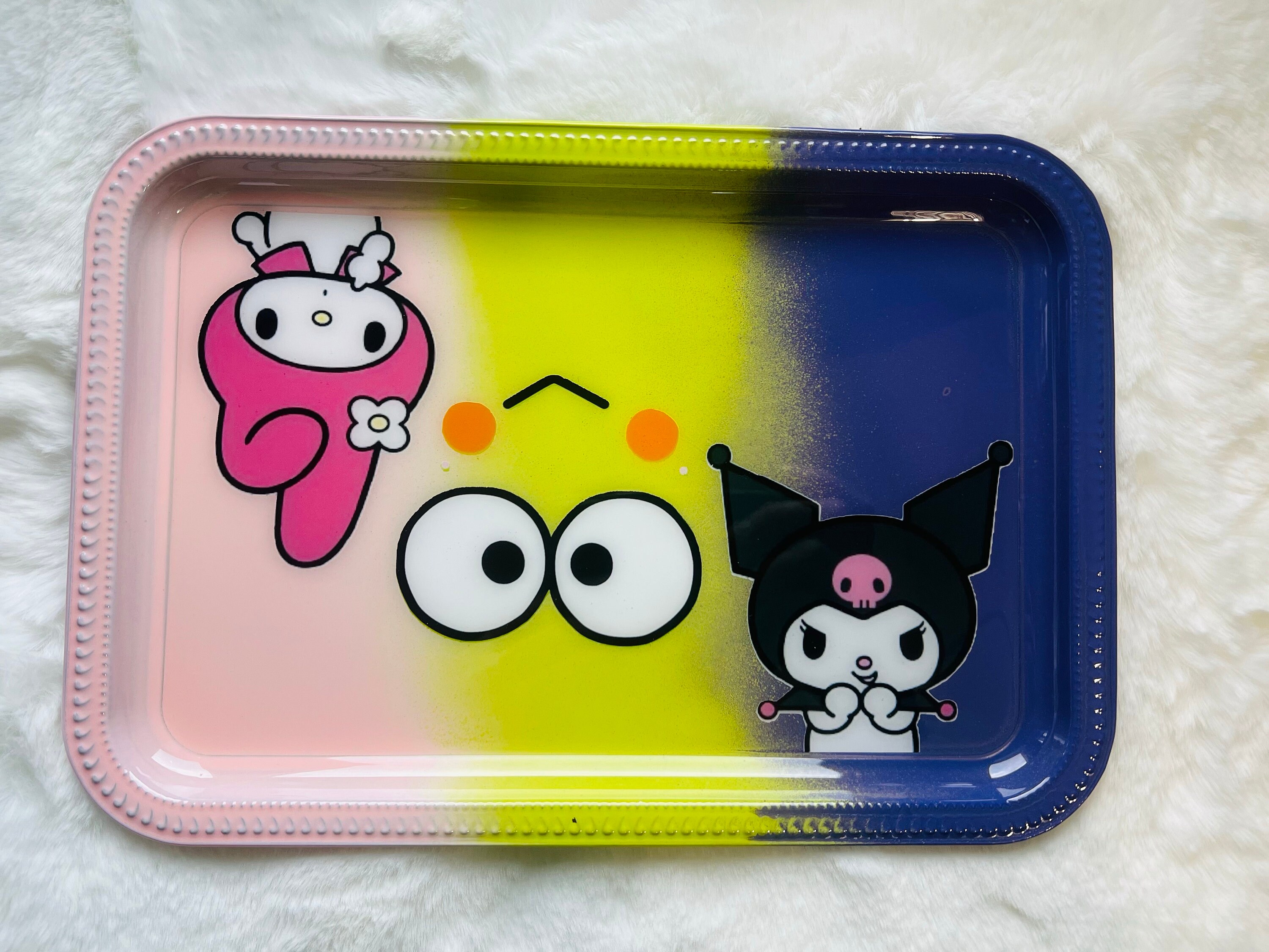 Kitty Rolling Tray, Kuromi Rolling Tray, Frog Rolling Tray, Keroppi ...