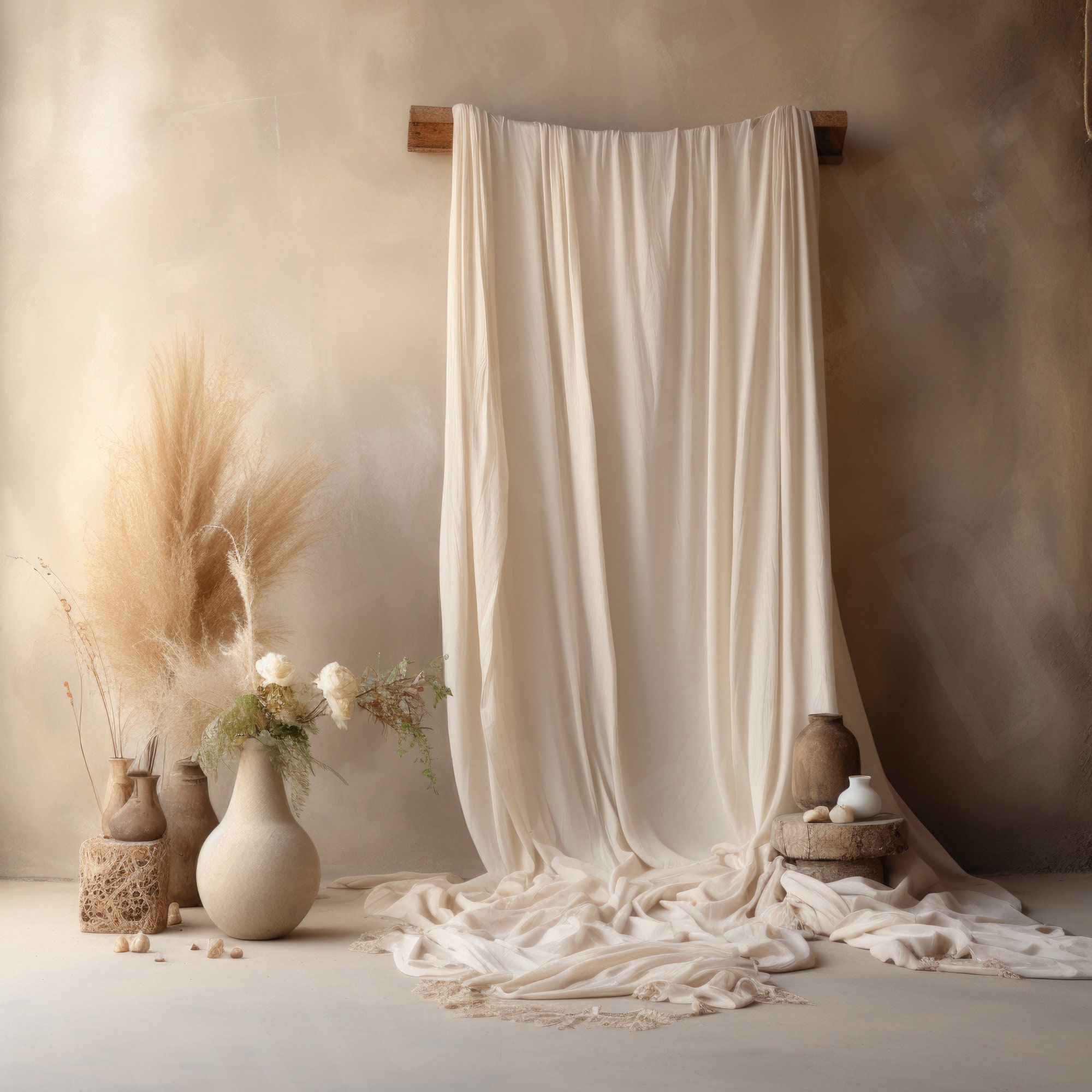 12x Soft Neutral Boho Rooms off White Interiors Bohemian Background JPG ...
