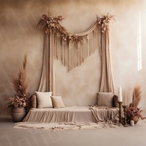 12x Soft Neutral Boho Rooms off White Interiors Bohemian Background JPG ...