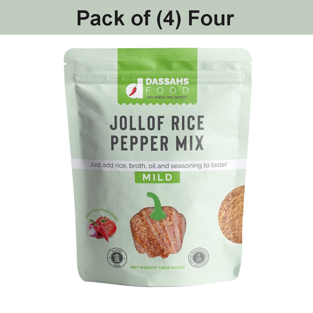 Mild Jollof Rice Pepper Mix – Perfect for Flavorful Jollof Rice With ...