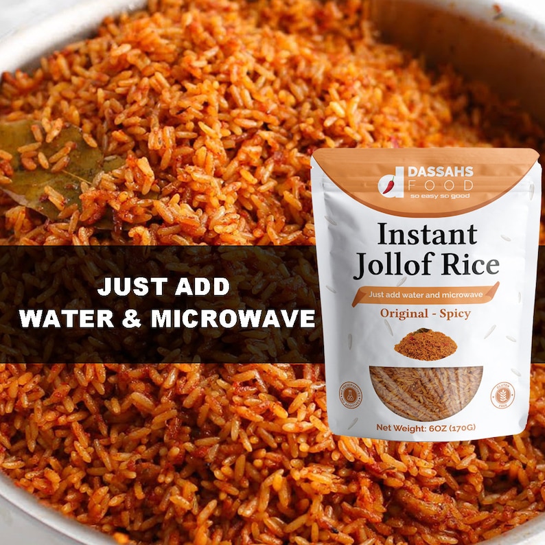 Spicy Instant Jollof Rice – Authentic West African Recipe, Quick and ...