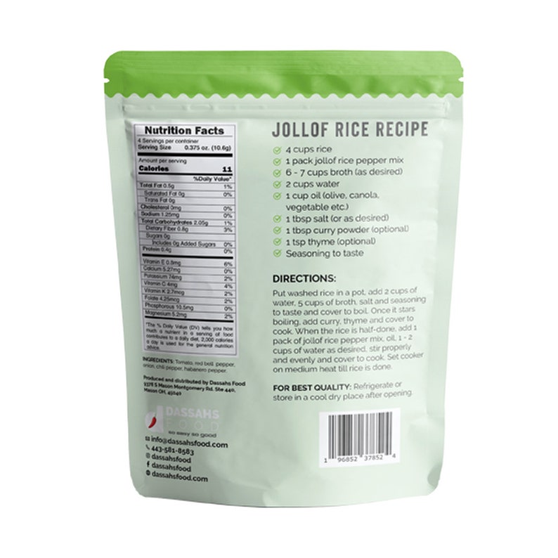 Mild Jollof Rice Pepper Mix – Perfect for Flavorful Jollof Rice With ...