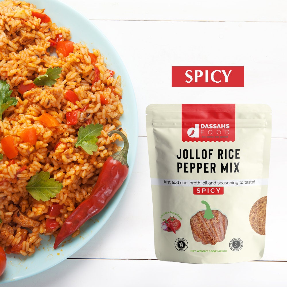 Spicy Jollof Rice Pepper Mix – Perfect for Bold and Flavorful Jollof ...