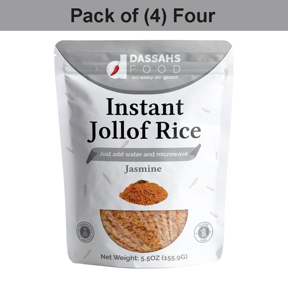 Jasmine Instant Jollof Rice – Quick and Easy Gourmet Meal, Premium ...