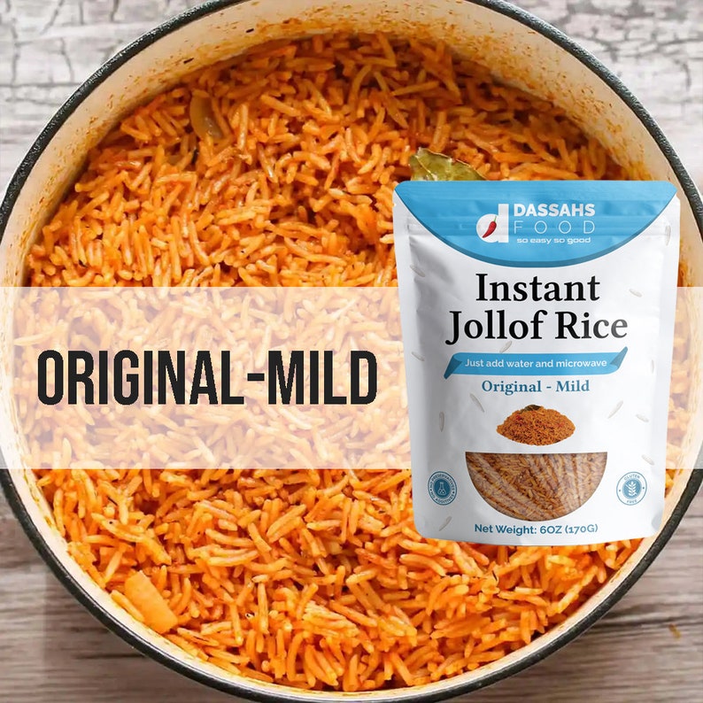 Instant Spicy and Mild Jollof Rice With Rice Spice (pack of 4 ...