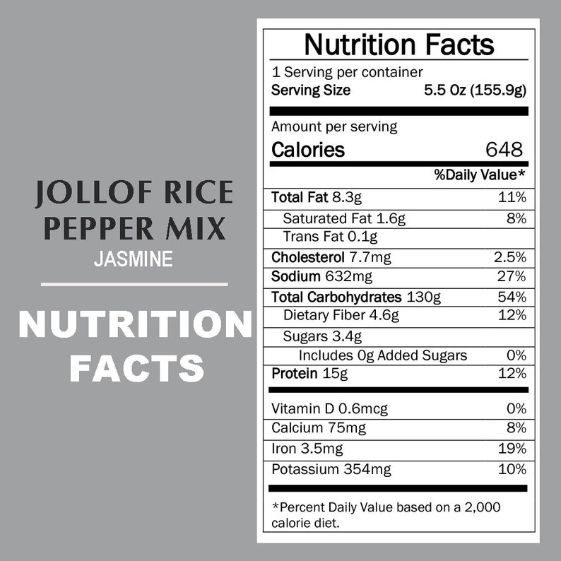 Jasmine Instant Jollof Rice – Quick and Easy Gourmet Meal, Premium ...
