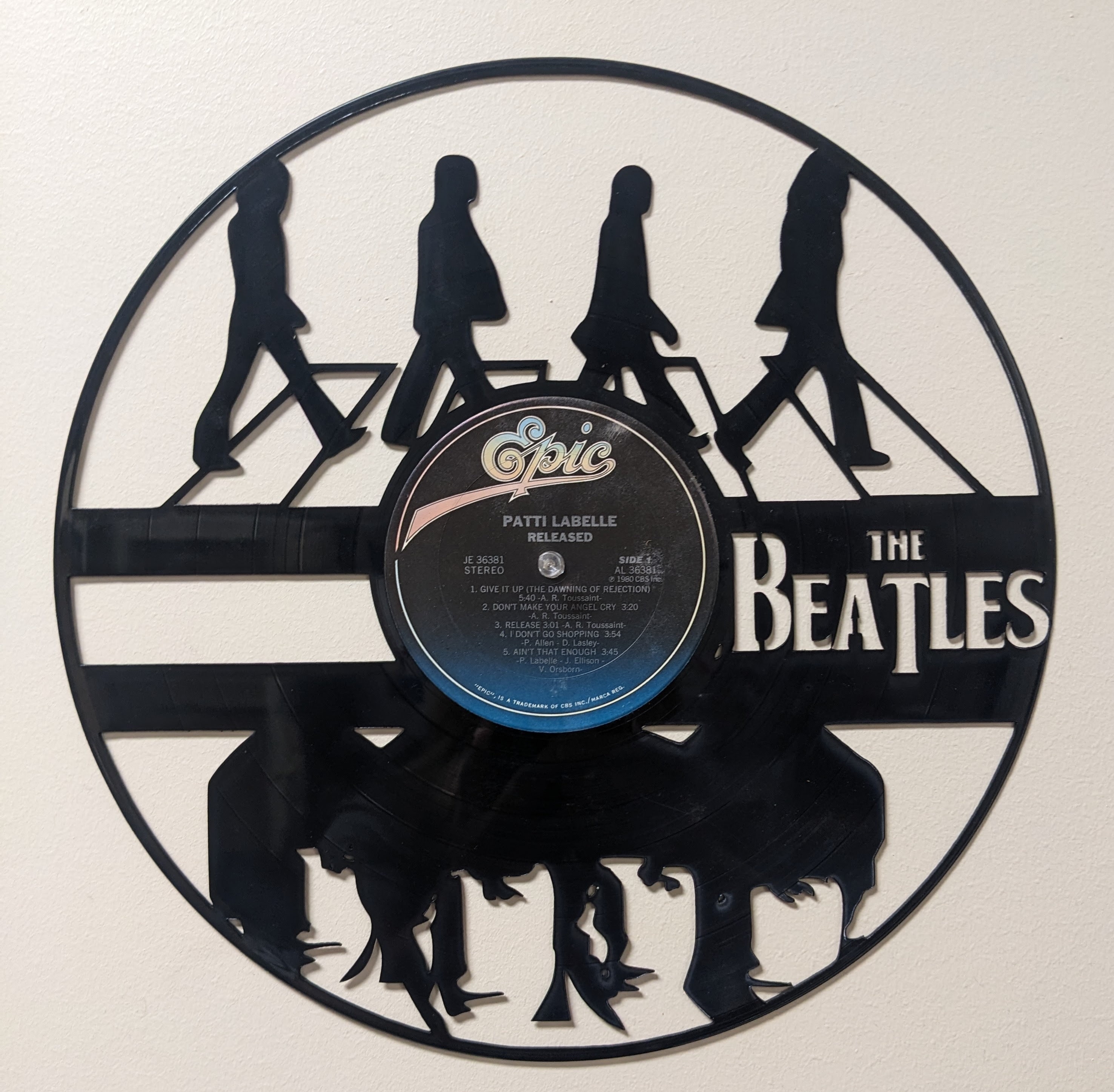 The Beatles Laser Cut Vinyl Wall Art Room Decor Music Gifts for Any ...
