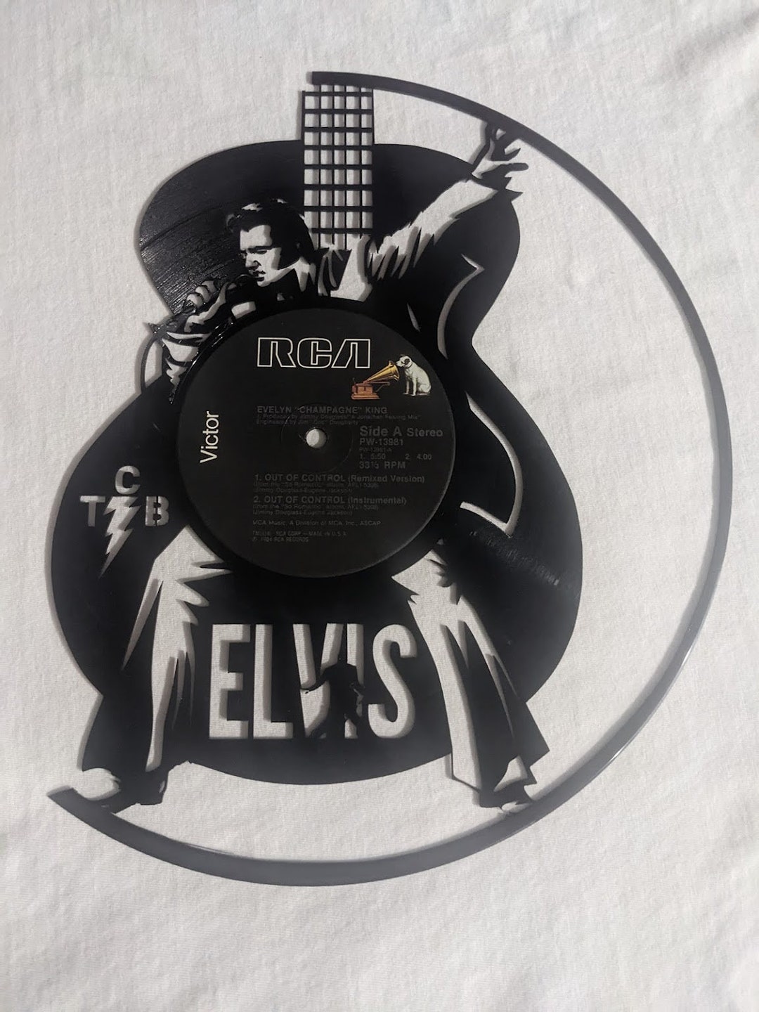 Elvis Presley - Laser Cut Vinyl Record Art - Wall Art - Room Décor ...