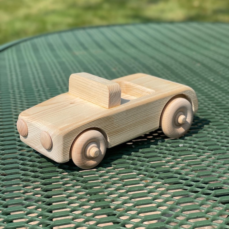 Handcrafted Wooden Two Seater Hotrod Car - Etsy