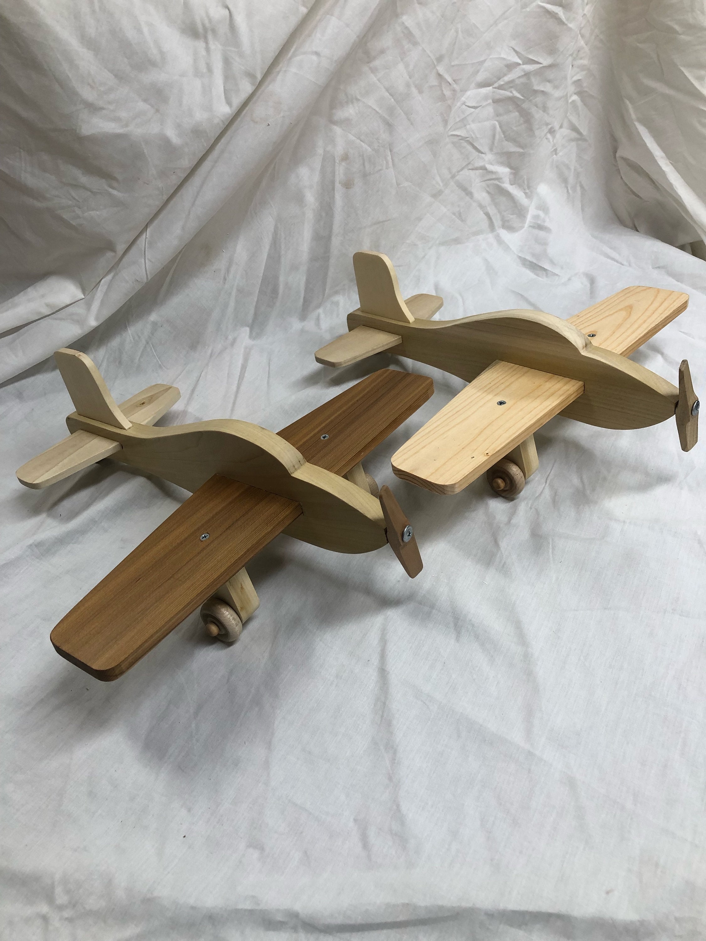 Handmade P-51 Mustang Wooden Toy Airplane – Spinning Propeller - Etsy