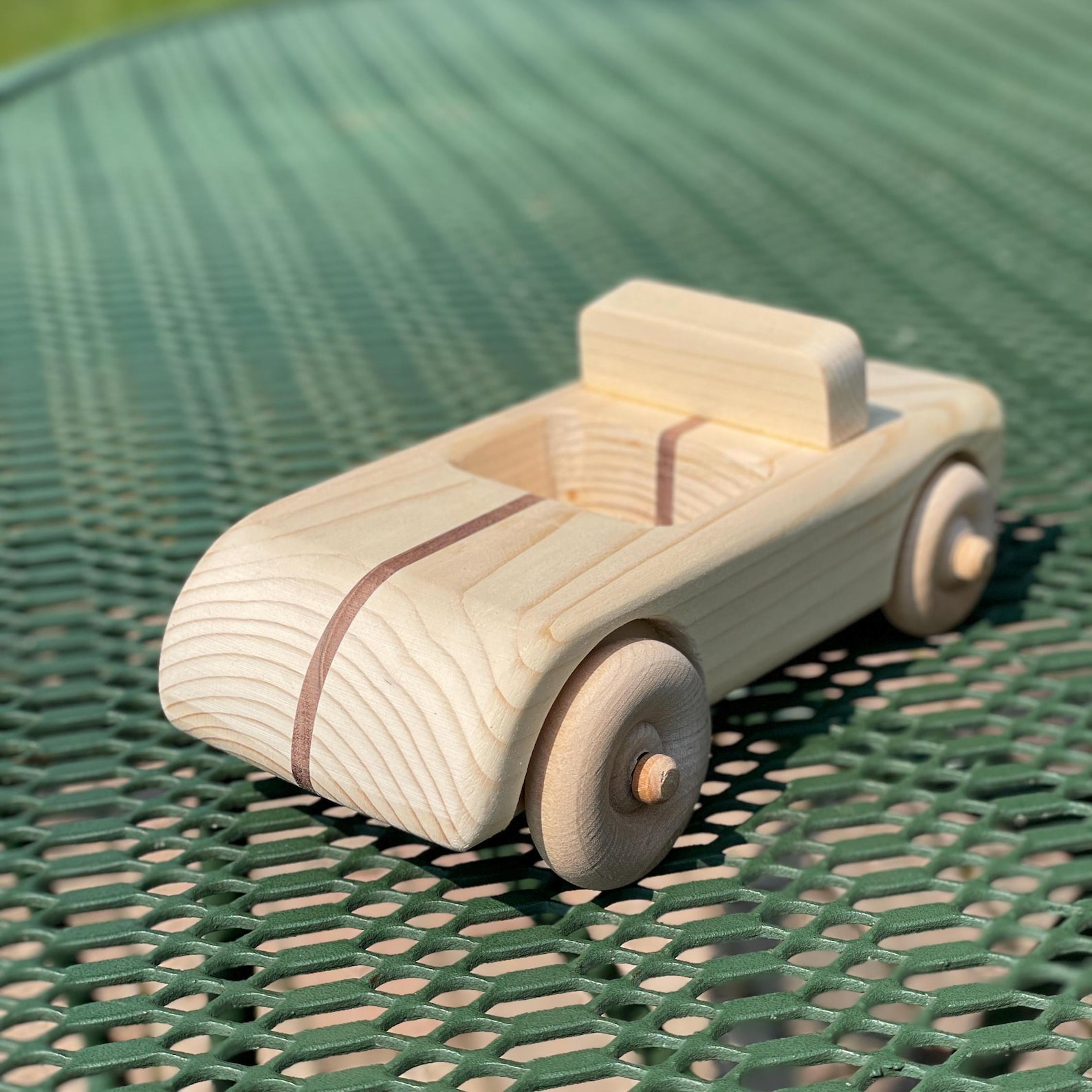 Handcrafted Wooden Two Seater Hotrod Car - Etsy