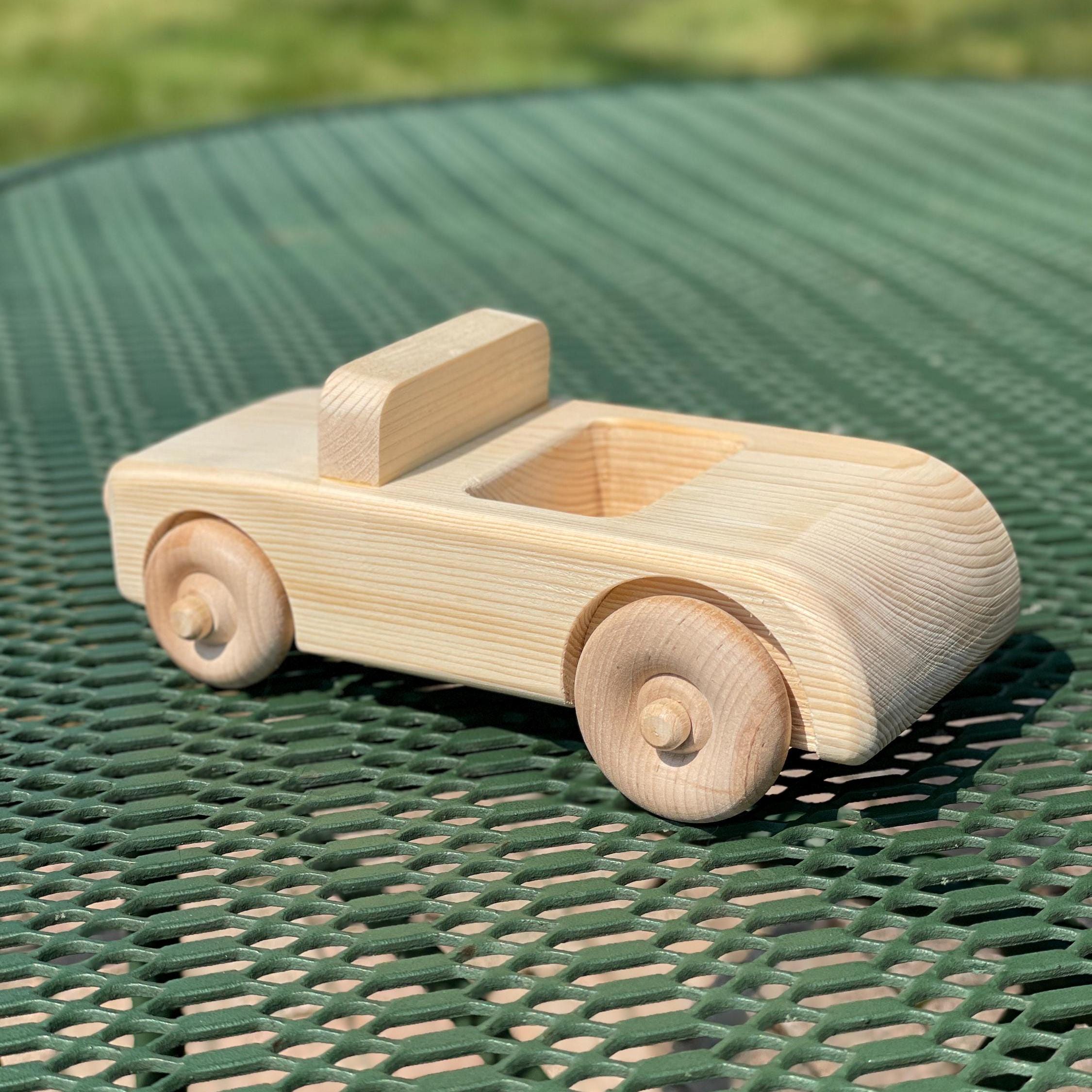 Handcrafted Wooden Two Seater Hotrod Car - Etsy UK
