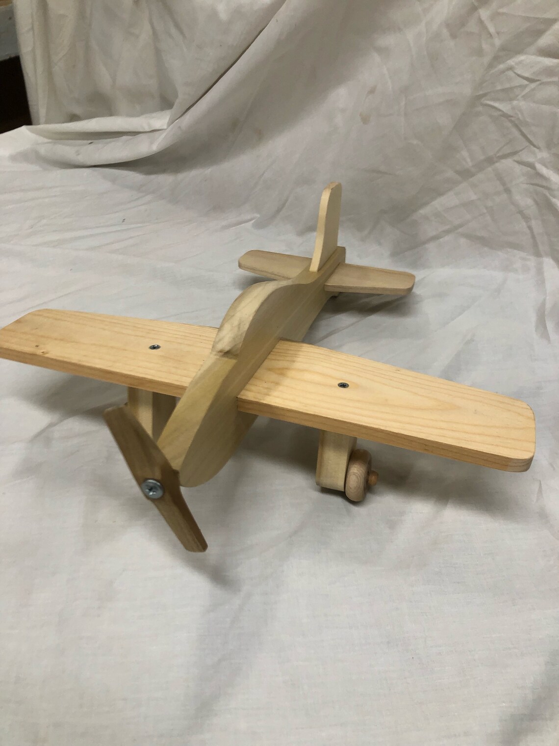 Handmade P-51 Mustang Wooden Toy Airplane – Spinning Propeller - Etsy