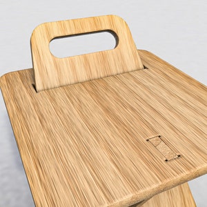 Wood Stool Cnc Plan, Wood Furniture Vector Files for Cnc, Wooden Chair ...