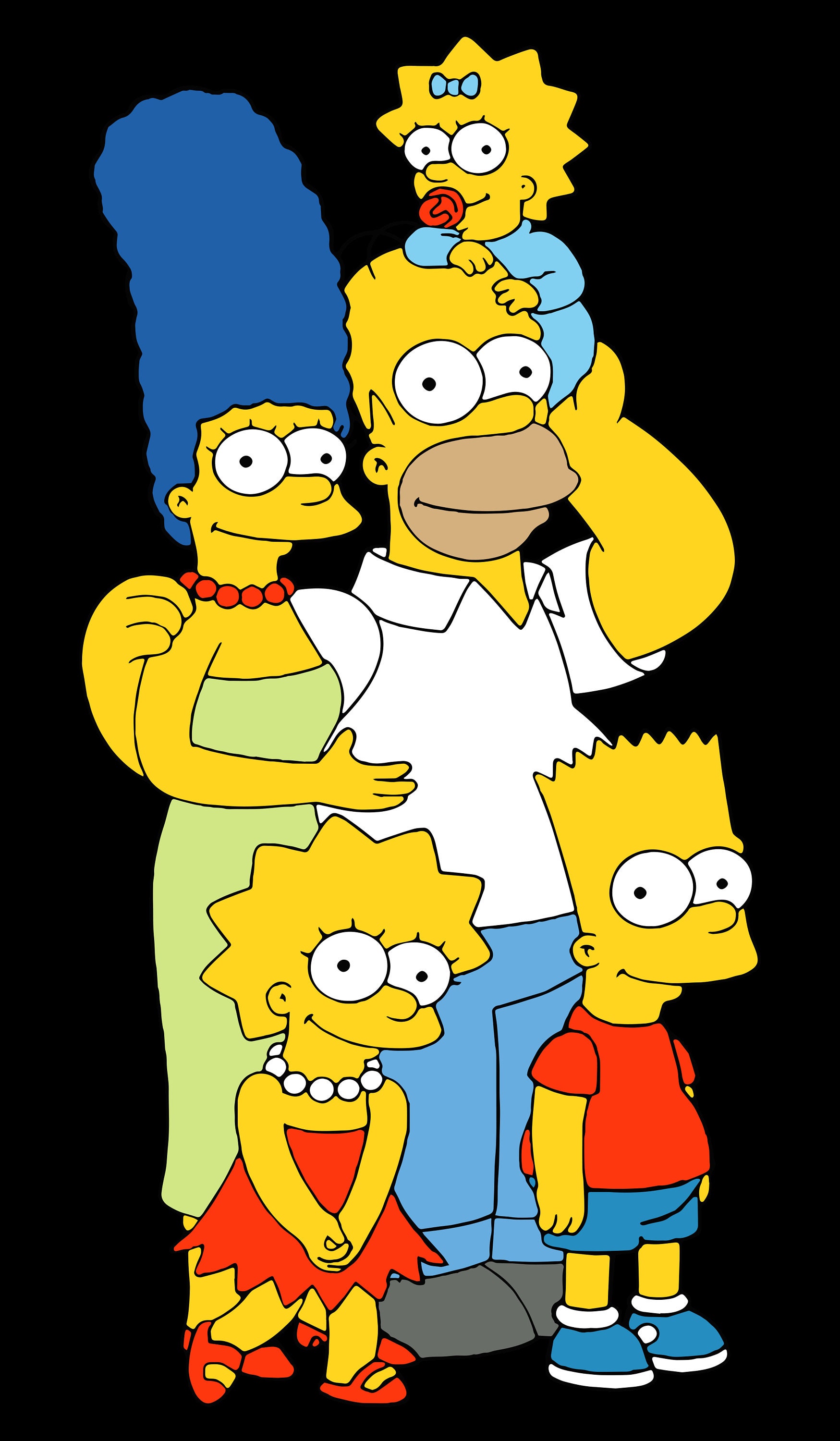 Simpsons Clip Art Png Svg Family Simpson , Simpsons Svg Png Cut Files ...