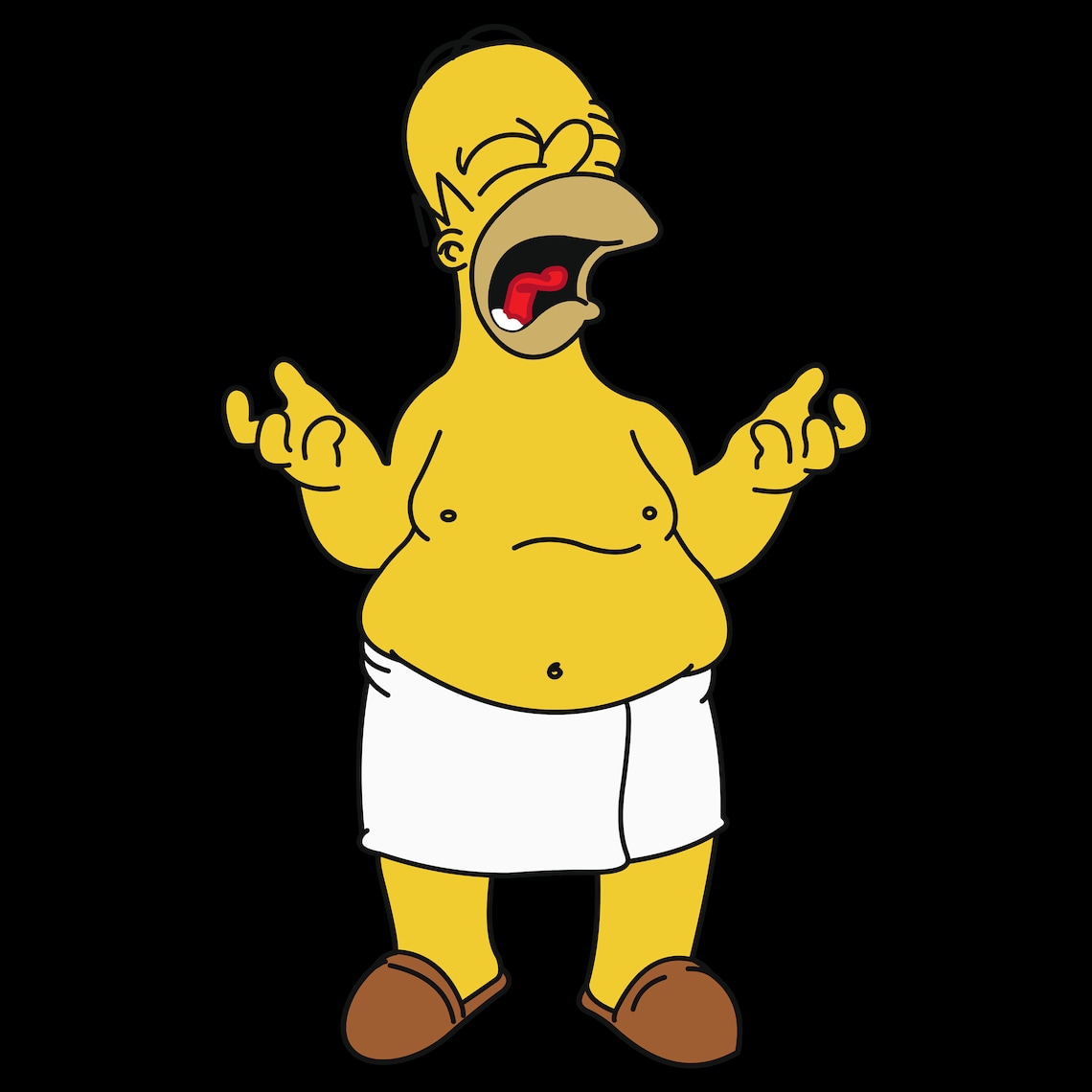 Simpsons Clip Art Png Svg Homer Simpson , Simpsons Svg Png Cut Files ...