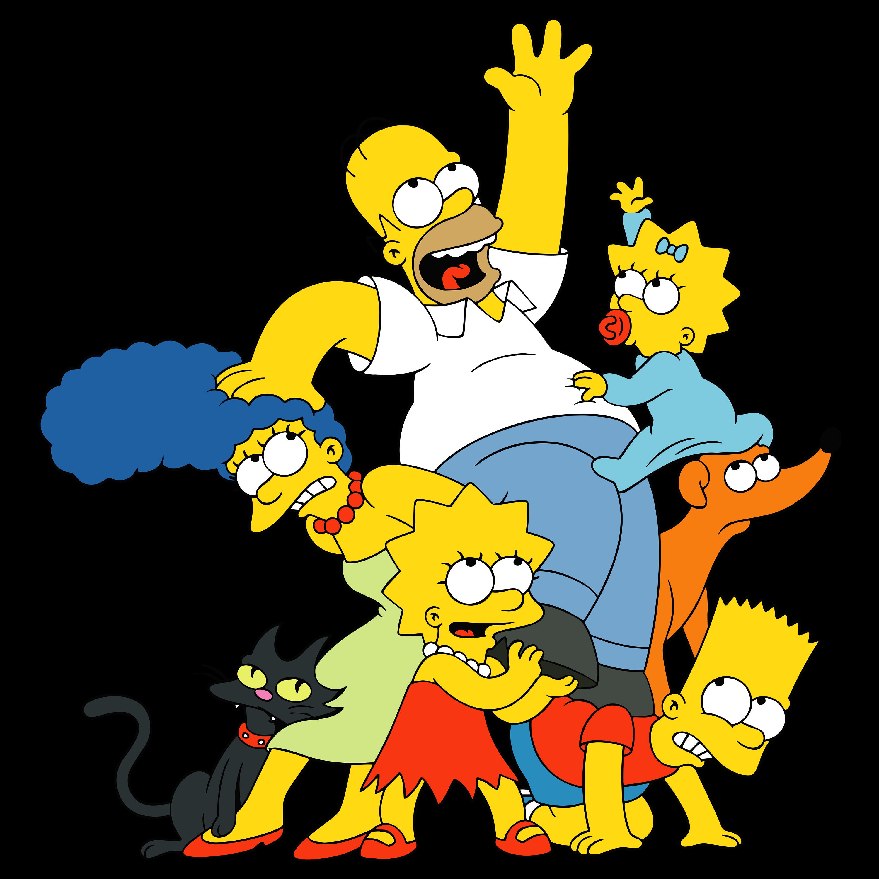 Simpsons Clip Art Png Svg Family Simpson , Simpsons Svg Png Cut Files ...