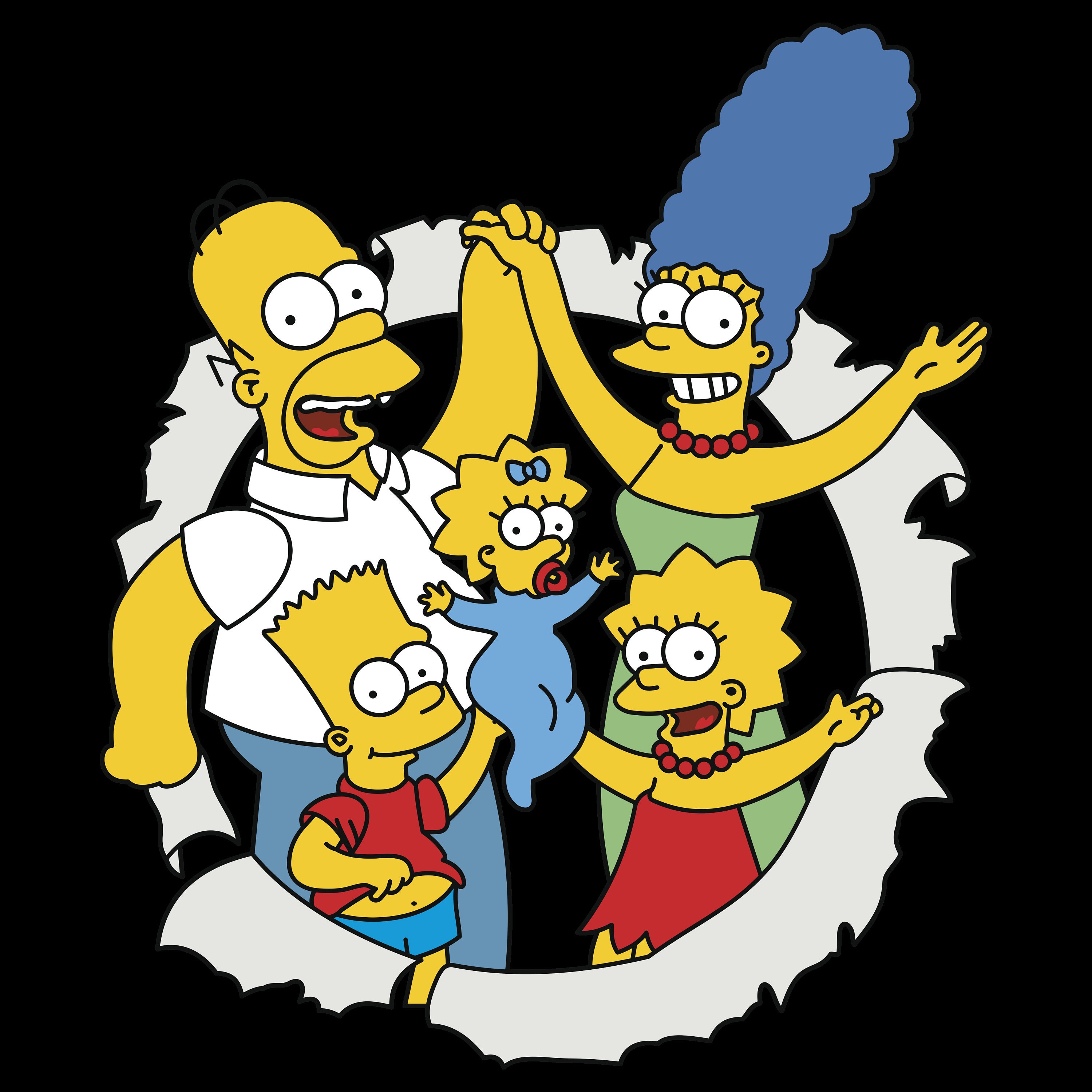 Simpsons Clip Art Png Svg Family Simpson , Simpsons Svg Png Cut Files ...