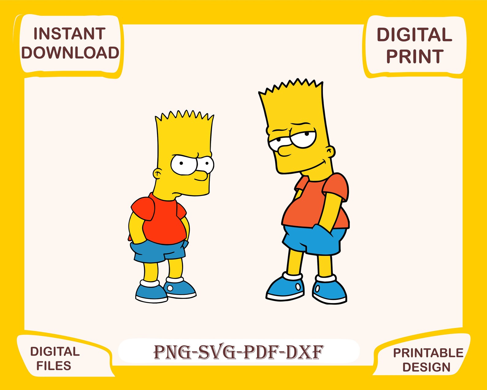 Simpsons Clip Art Png SVG bart Simpson, Simpsons svg png Dateien für ...