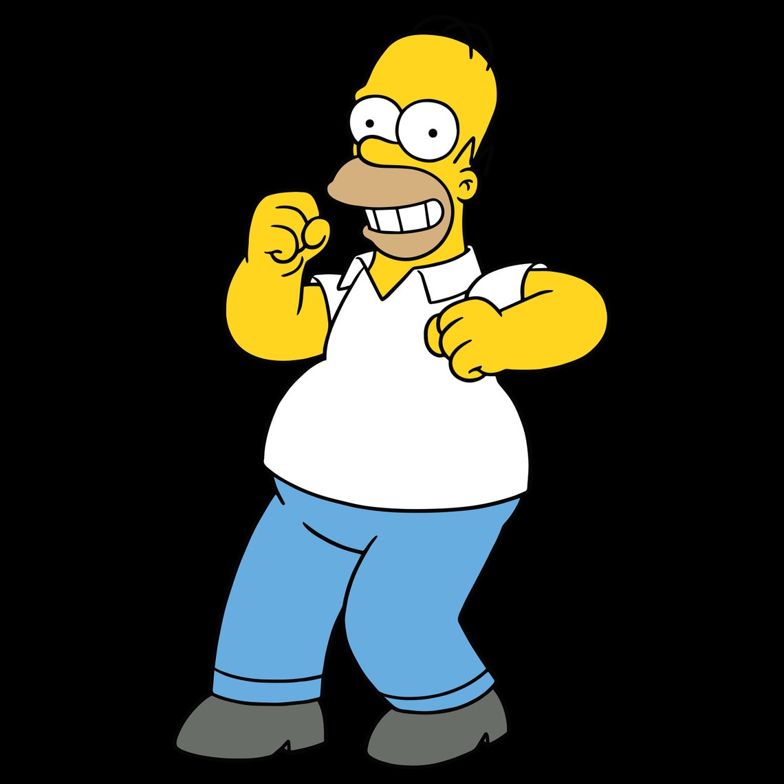 Simpsons Clip Art Png Svg Homer Simpson , Simpsons Svg Png Cut Files ...