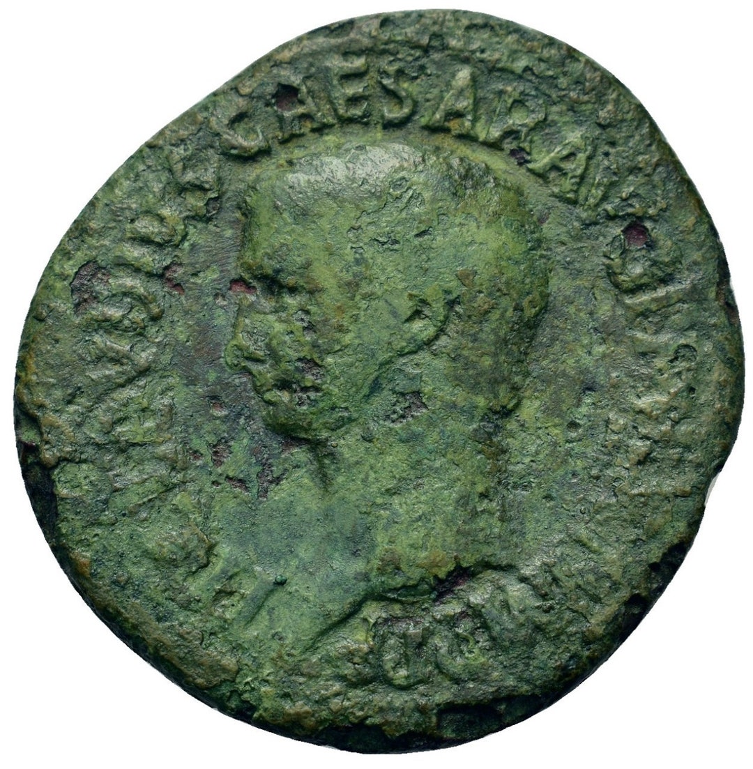 Authentic Bronze AS of Emperor Claudius Roman Coin - Etsy