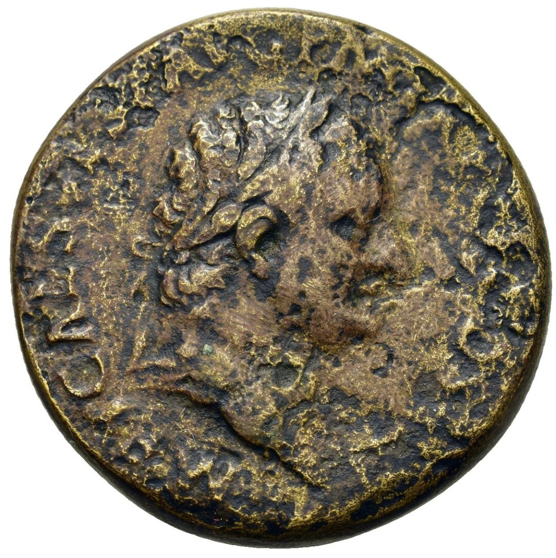 Authentic Sestertius Emperor Titus Roman Coin - Etsy