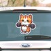 Cute Cat Sticker, Mini Cat Stickers, Vinyl Sticker, Cute Cat Gift, Cute ...