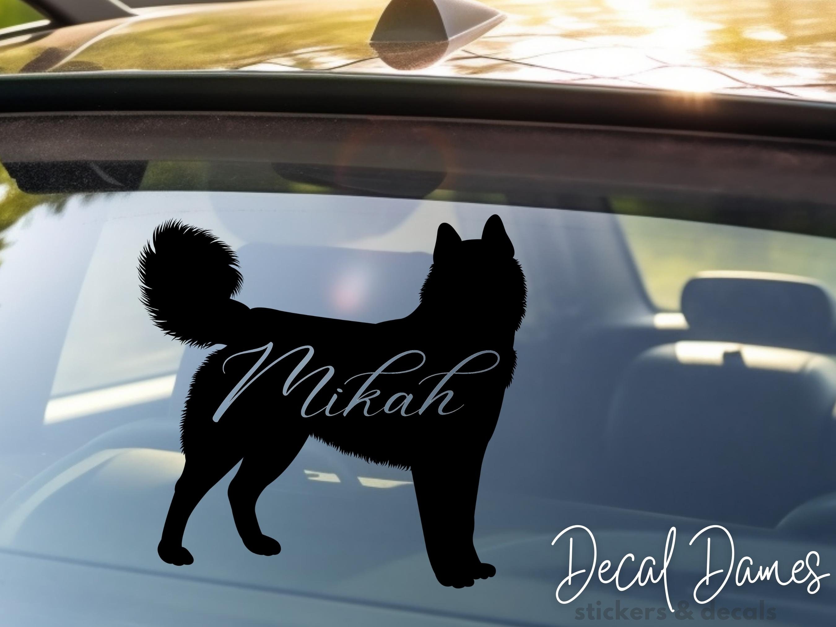 Custom Pet Decal - Personalized Dog & Cat Stickers for Car, Vinyl Pet ...