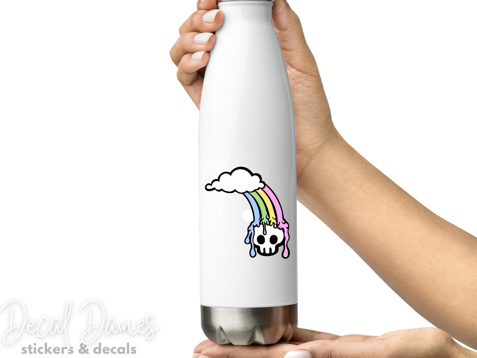 Vinyl Sticker, Rainbow Skull, Candy Skull Gifts, Cute Skulls, Small ...