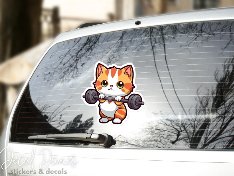 Cute Cat Sticker Mini Cat Stickers Vinyl Sticker Cute Cat - Etsy