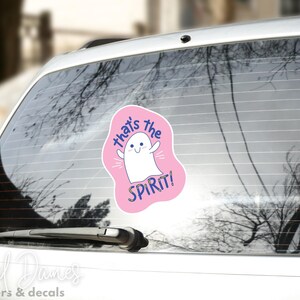That's the Spirit, Vinyl Sticker, Positive Affirmation Decal, Laptop ...