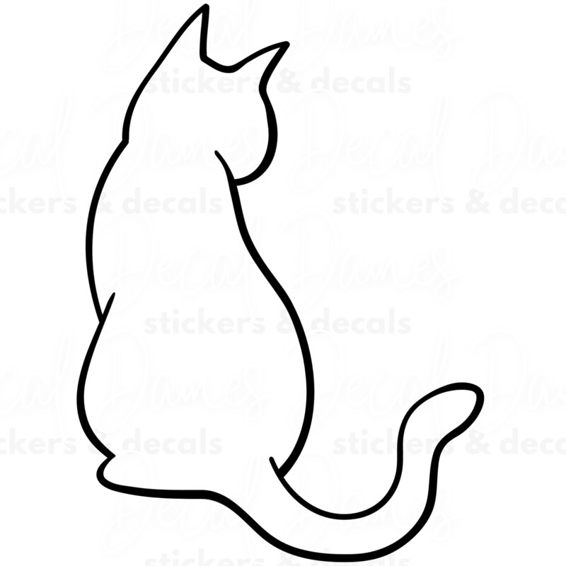Cat Decal - Etsy