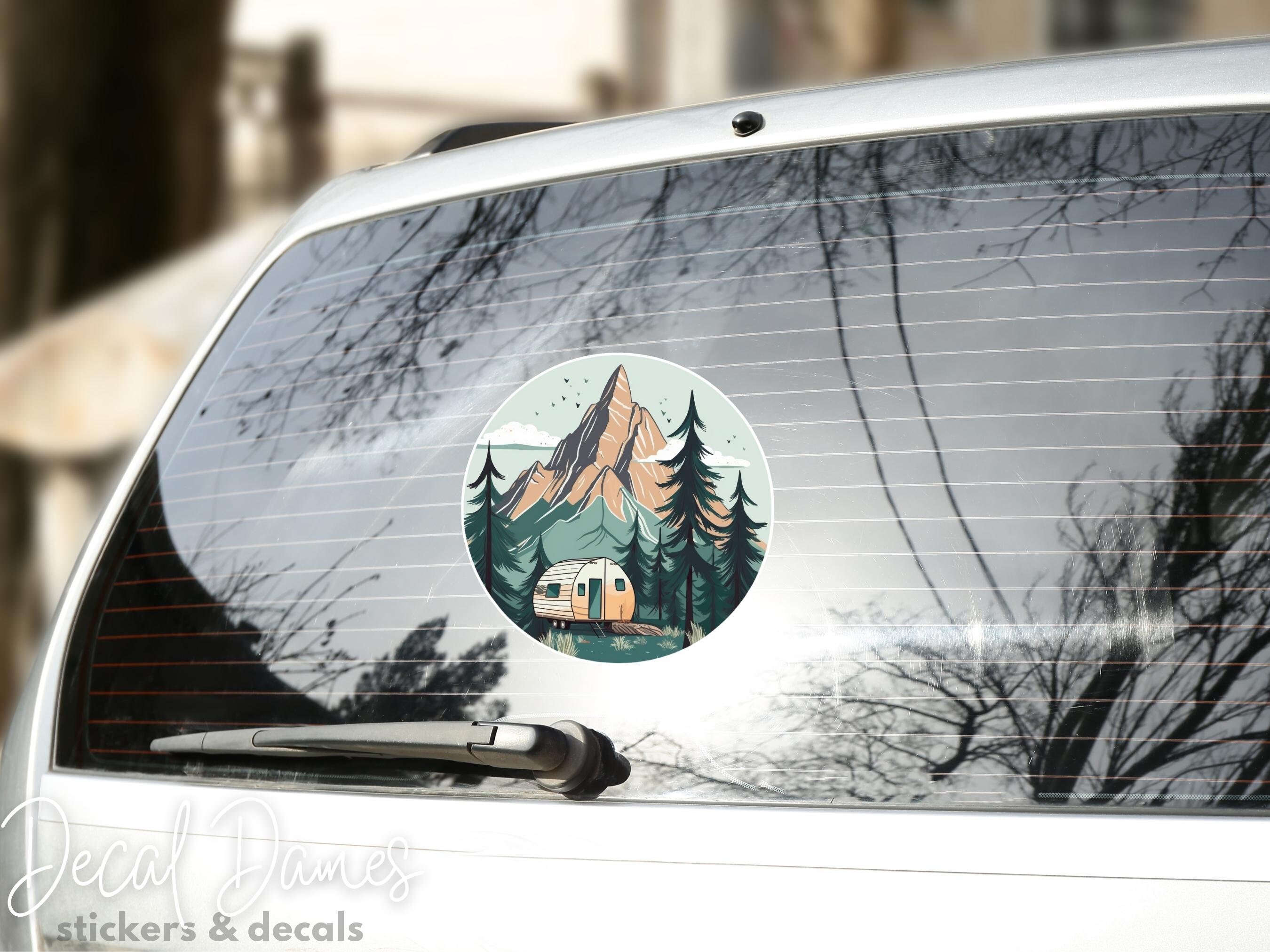 Camper Sticker, Vinyl Sticker, Hot Air Balloons, Travelling Sticker ...