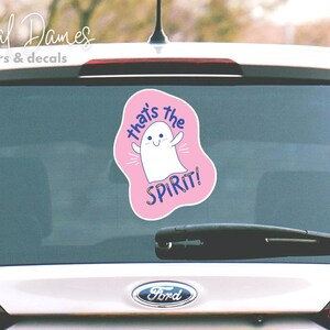 That's the Spirit, Vinyl Sticker, Positive Affirmation Decal, Laptop ...