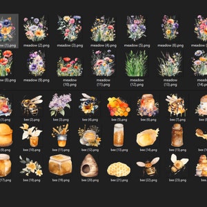 Watercolor Spring Mega Bundle, Floral Clip Art Springtime Png's ...