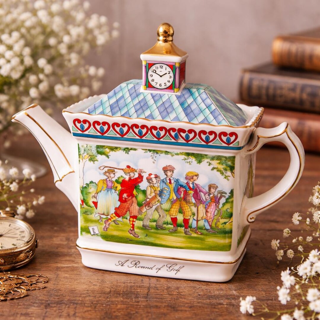 Vintage Sadler Golf Teapot – A Round of Golf – Classic Collection ...