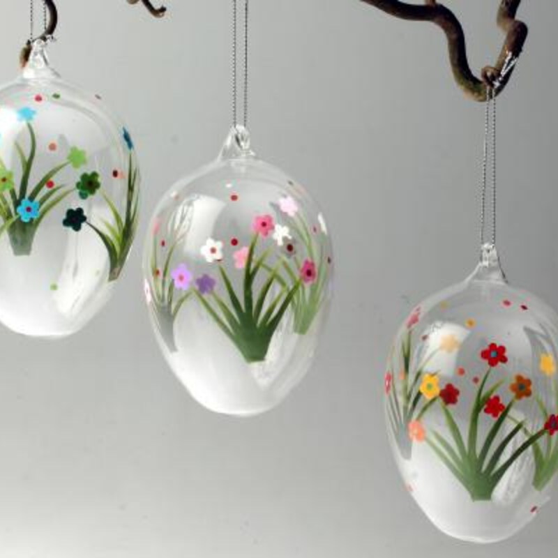 Glass Easter Eggs - Etsy