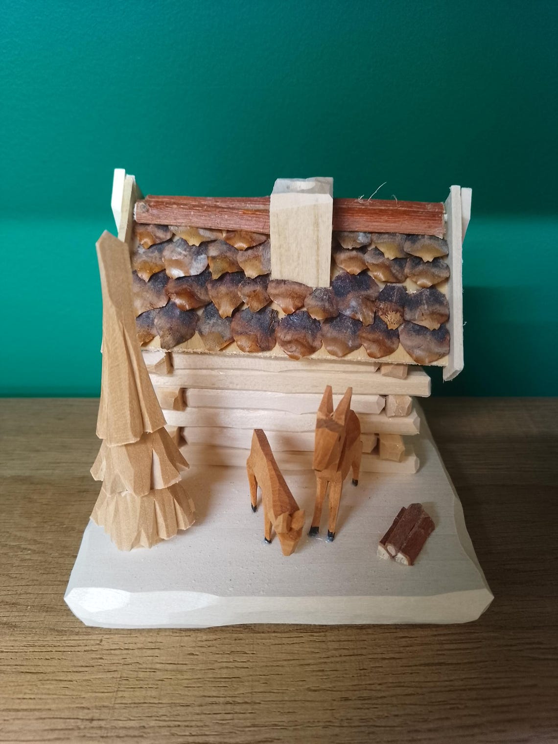 Handmade Incense Smoker Log House - Etsy
