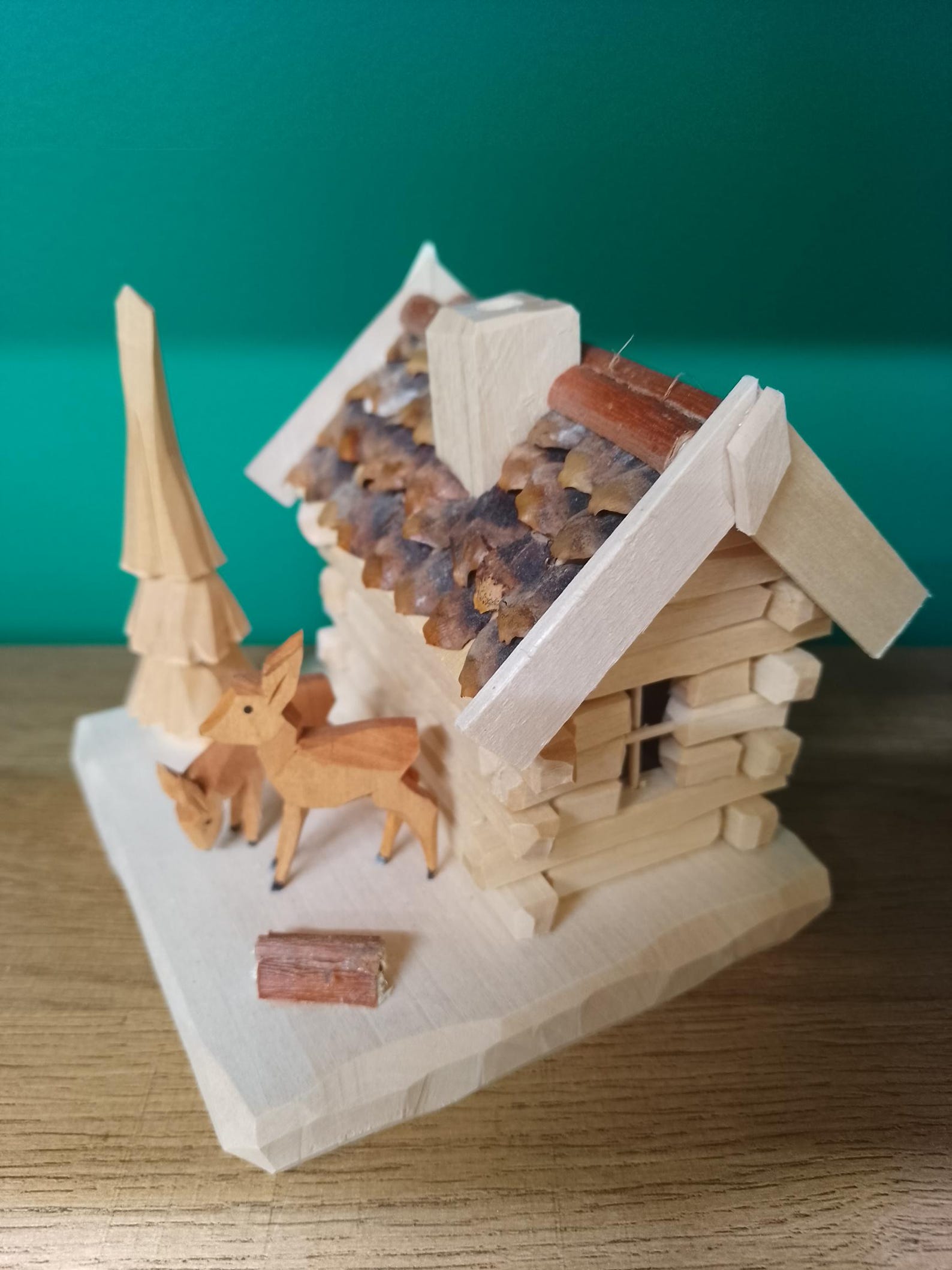 Handmade Incense Smoker Log House - Etsy