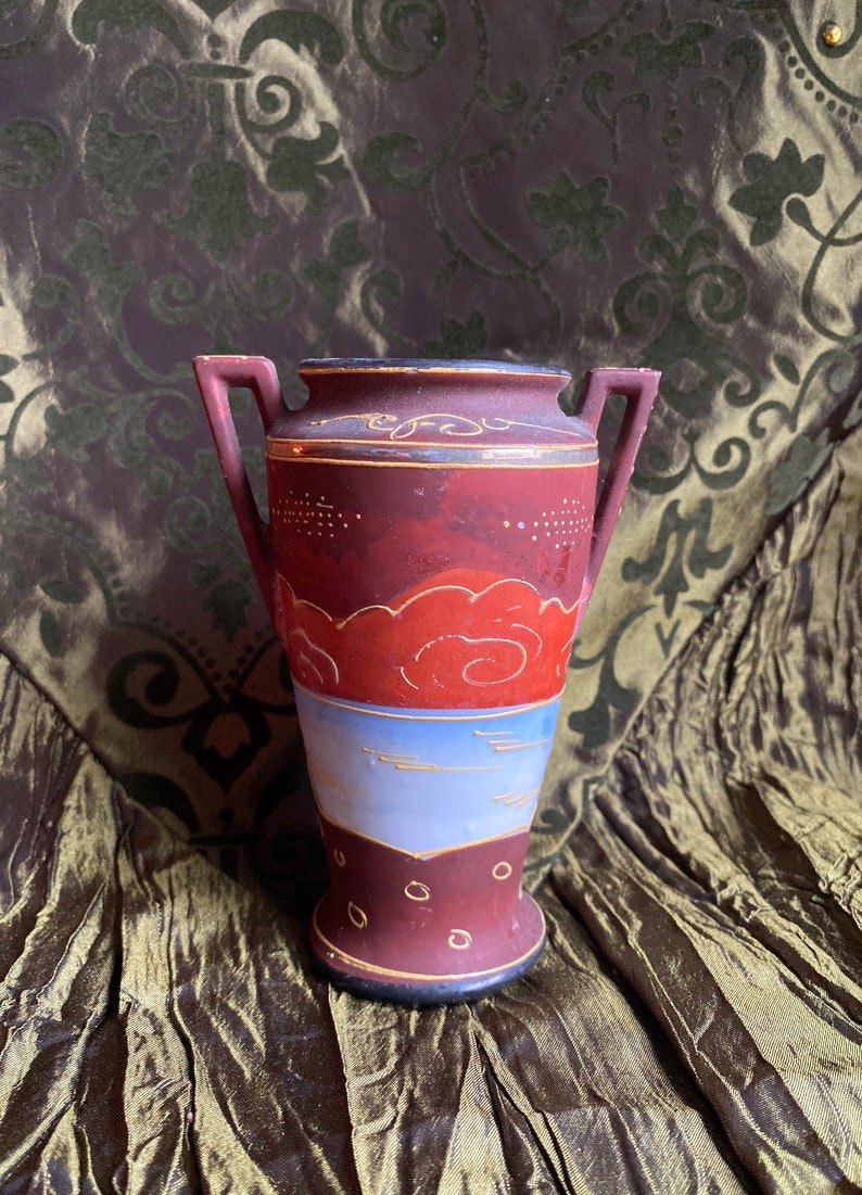 Satsuma Hand Painted Geisha Vase- Vintage Japanese - Etsy