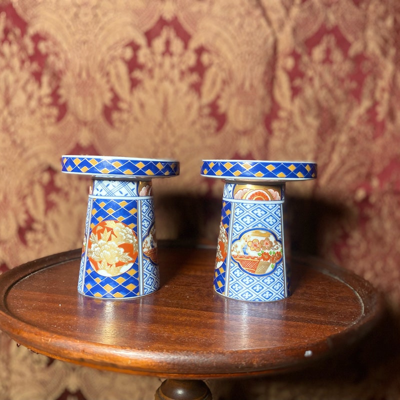 Tall Asian Candlesticks - Etsy
