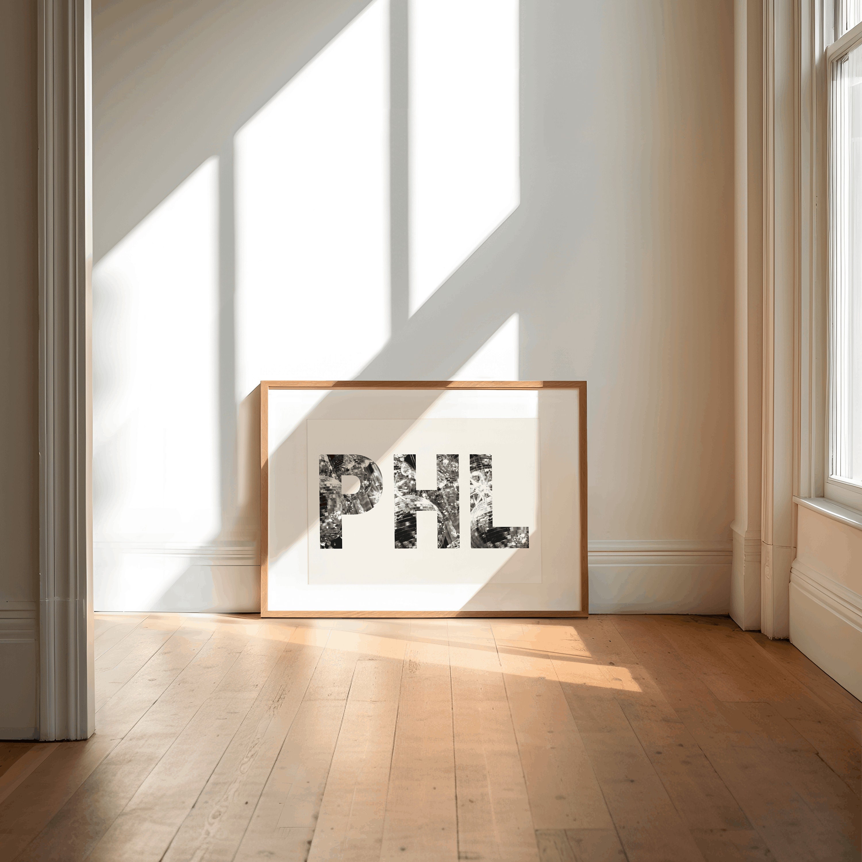 Philadelphia Disco Letters Wall Art Trendy Philly Wall Art - Etsy