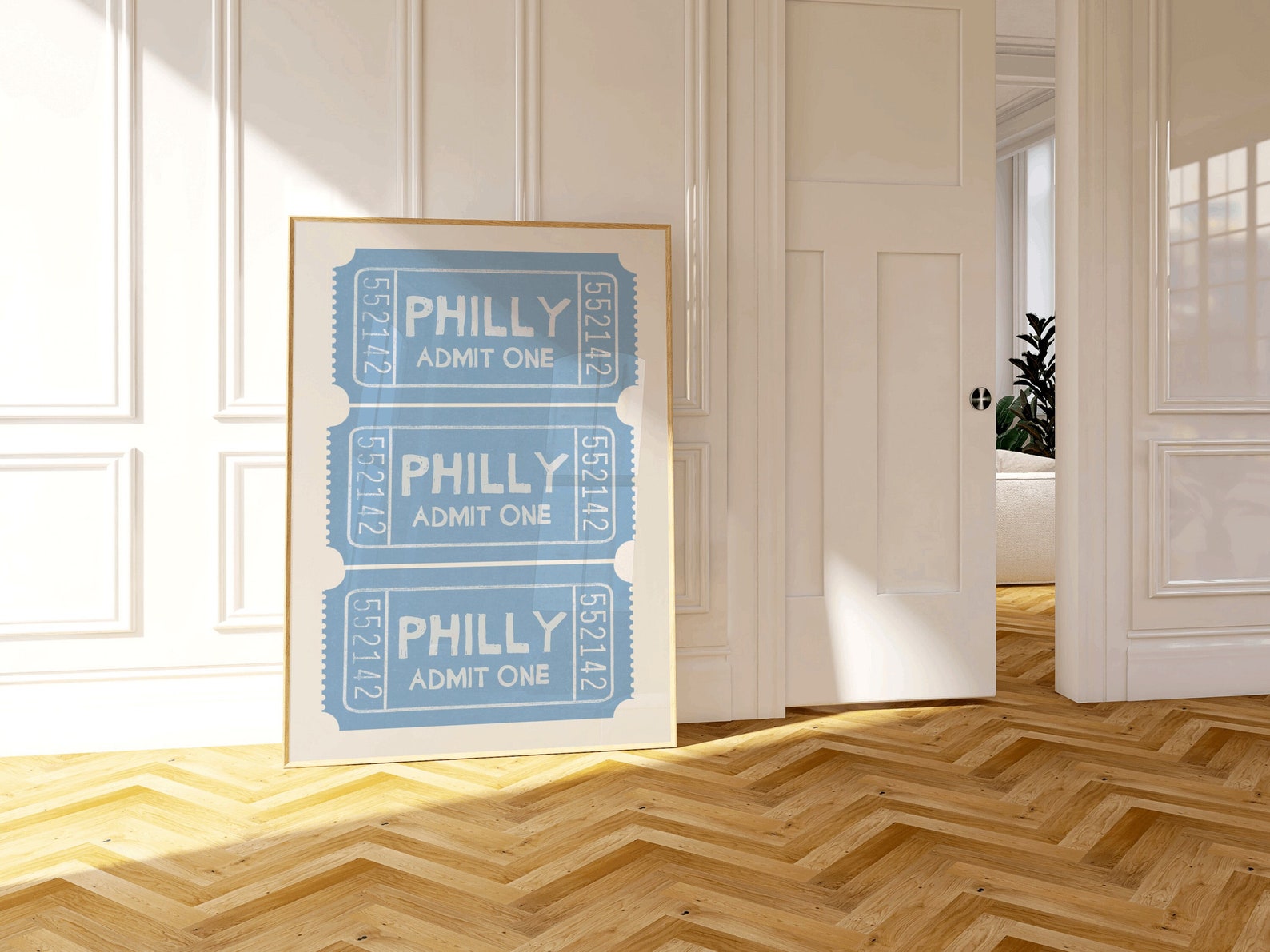 Philadelphia Wall Art, Trendy Philly Art Print, PHL Cityscape Home ...
