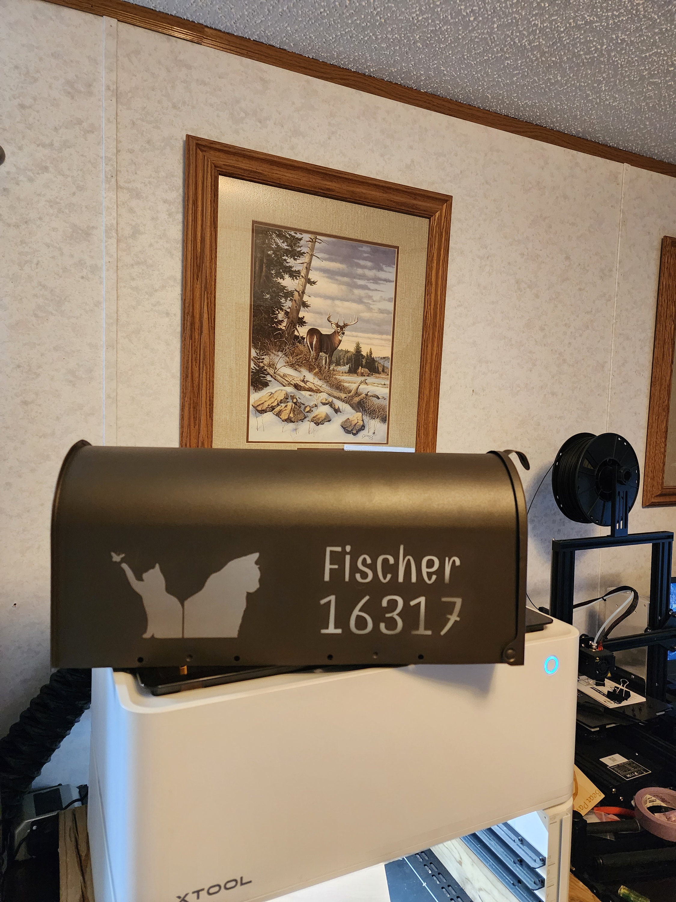 Custom Laser Engraved Mailbox - Etsy