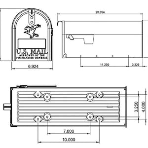 Custom Laser Engraved Mailbox - Etsy