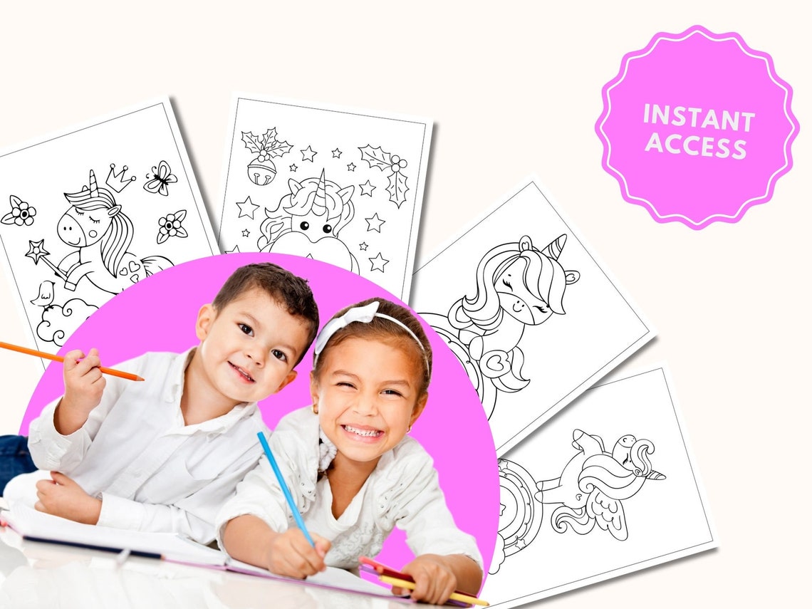 40 Unicorn Coloring Pages for Kids | Fun & Creative Unicorn Coloring ...